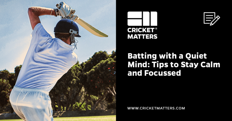 Batting with a Quiet Mind: 22 Tips to Stay Calm and Focused